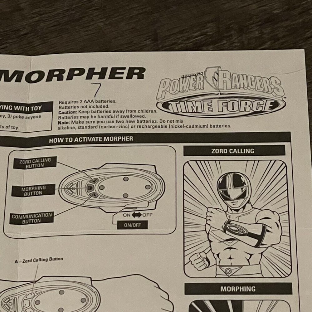 Power Rangers Time Force Chrono Morpher