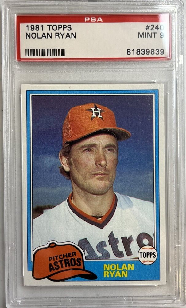Auction Prices Realized Baseball Cards 1981 Topps Nolan Ryan