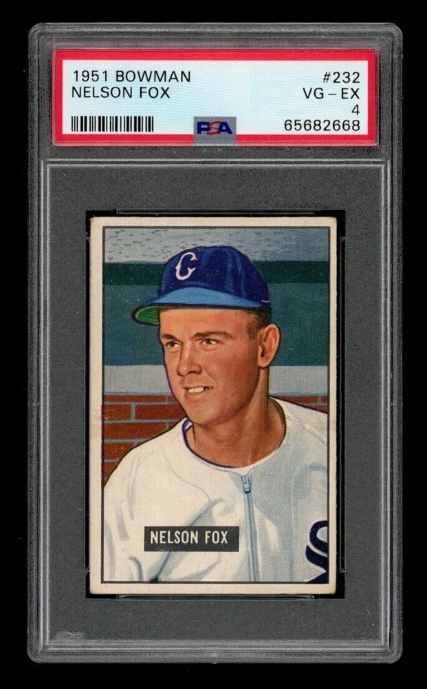 Auction Prices Realized Baseball Cards 1951 BOWMAN Nelson Fox