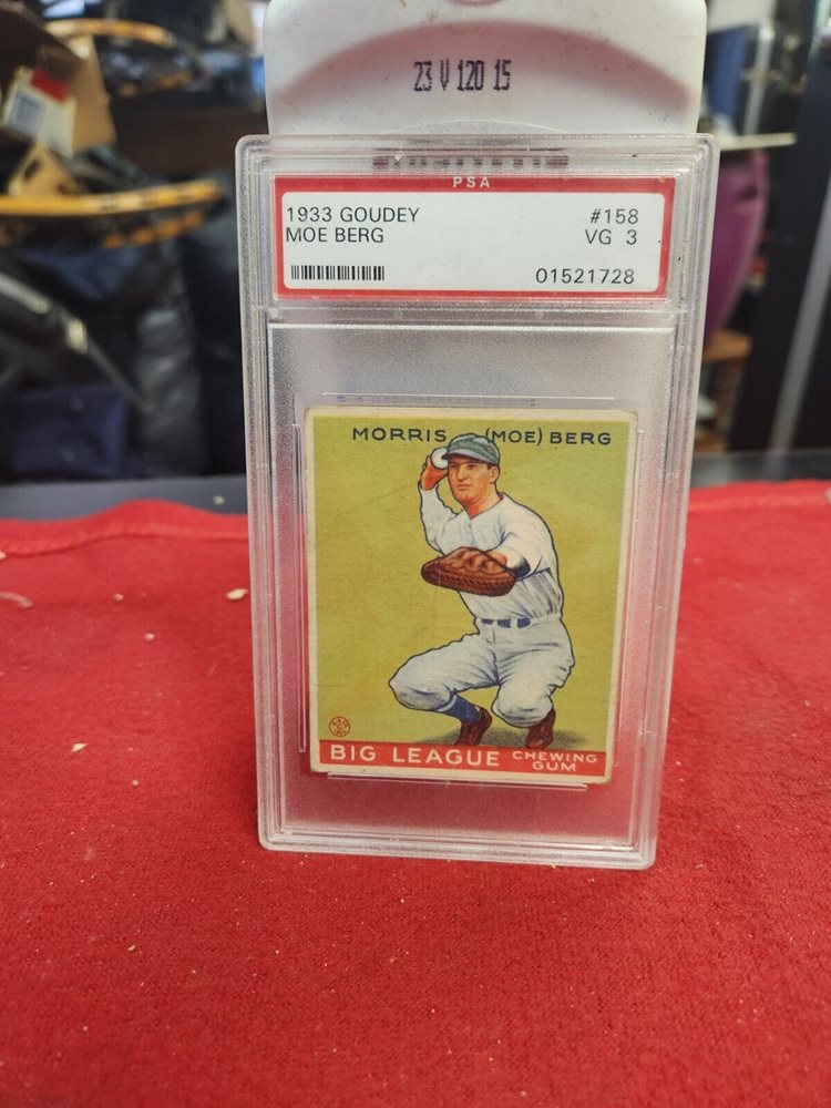 Auction Prices Realized Baseball Cards 1933 Goudey Moe Berg