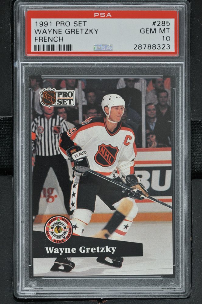 Auction Prices Realized Hockey Cards 1991 Pro Set Wayne Gretzky French