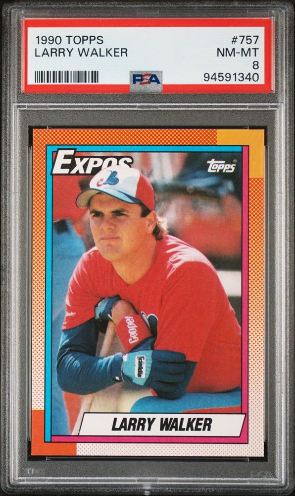 Auction Prices Realized Baseball Cards 1990 Topps Larry Walker