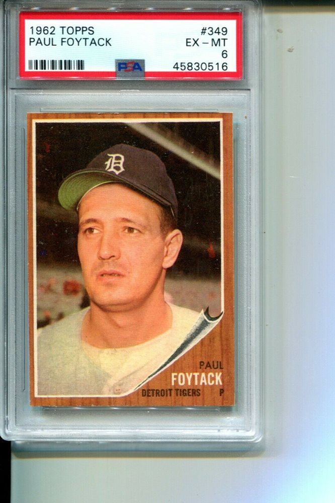 Auction Prices Realized Baseball Cards 1962 Topps Paul Foytack