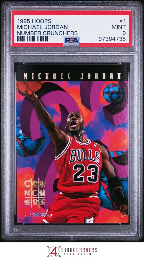 Auction Prices Realized Basketball Cards 1995 HOOPS NUMBER CRUNCHERS Michael Jordan