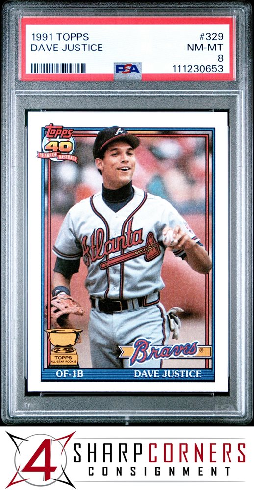 Auction Prices Realized Baseball Cards 1991 TOPPS Dave Justice