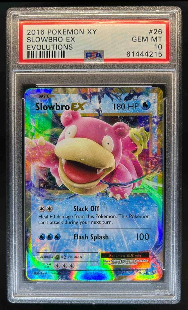 Auction Prices Realized Tcg Cards 2016 POKEMON XY EVOLUTIONS Slowbro Ex