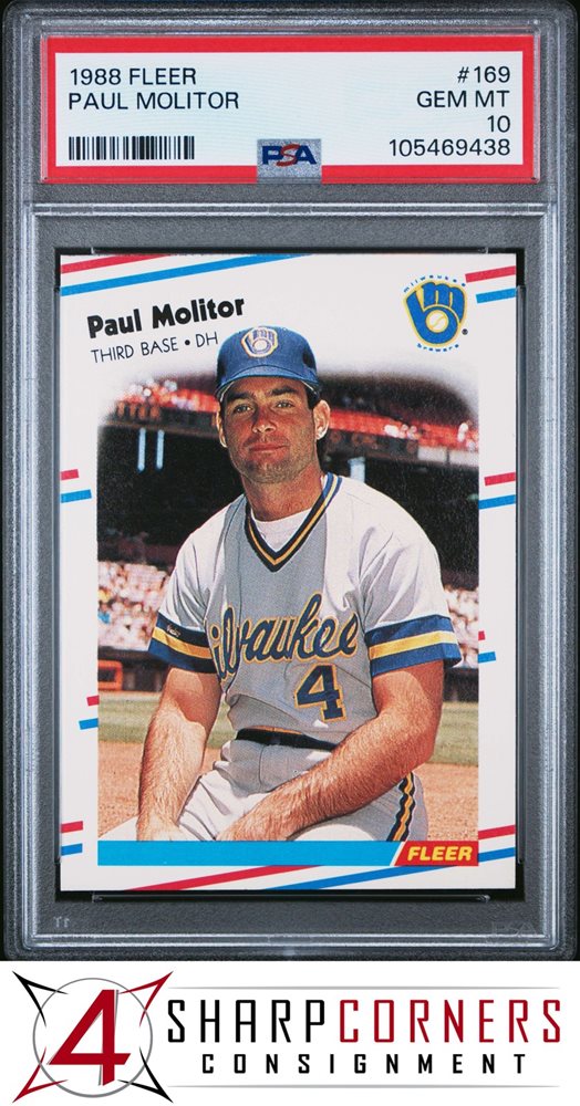 Auction Prices Realized Baseball Cards 1988 FLEER Paul Molitor