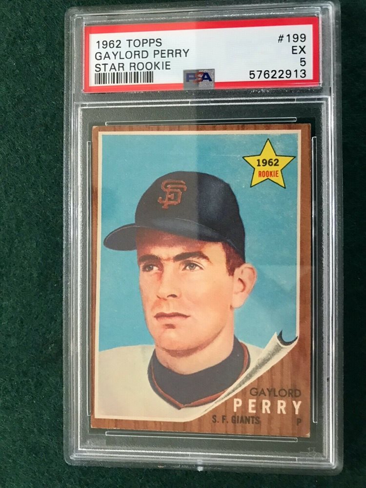 Art & Collectibles Memorabilia Rookie Reprint 1962 GAYLORD PERRY New ...