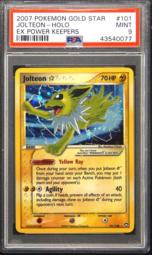 Auction Prices Realized Tcg Cards 2007 POKEMON EX POWER KEEPERS Jolteon-Holo