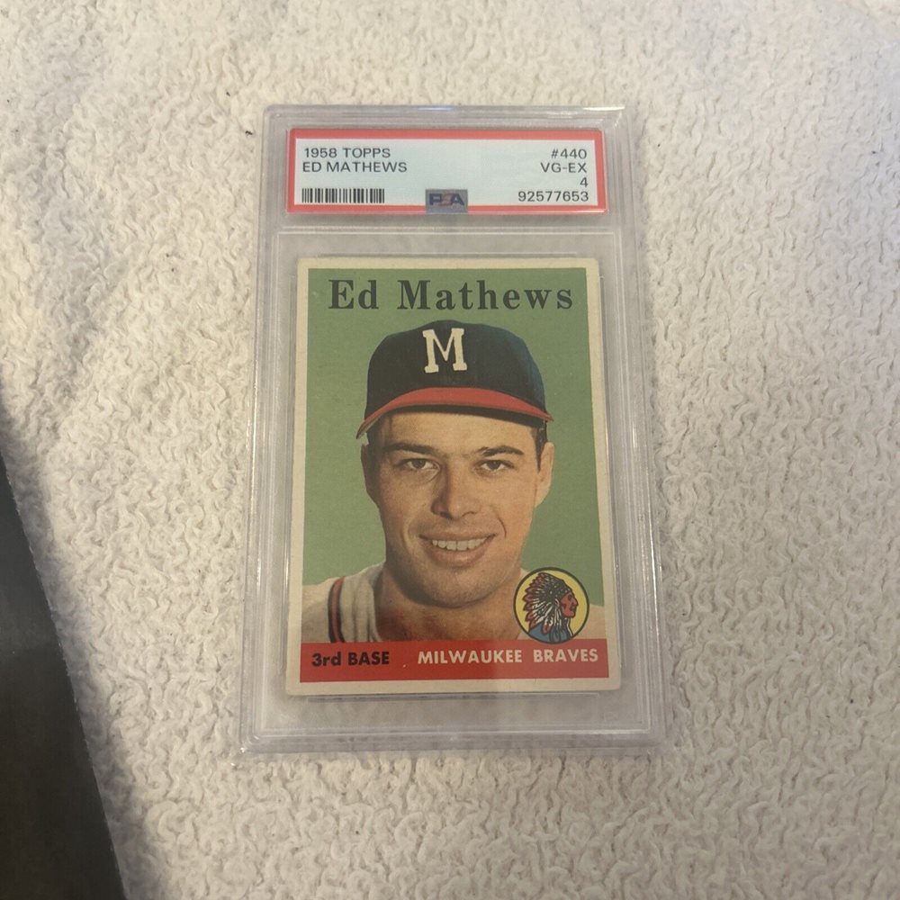 Auction Prices Realized Baseball Cards 1958 Topps Ed Mathews