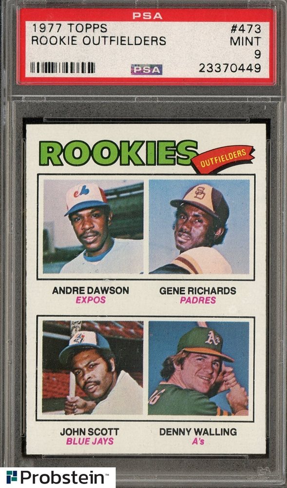 Auction Prices Realized Baseball Cards 1977 TOPPS Rookie Outfielders