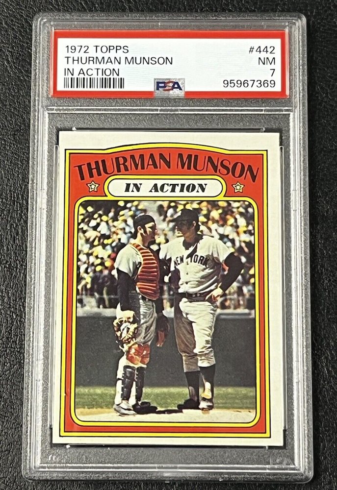Auction Prices Realized Baseball Cards 1972 Topps Thurman Munson