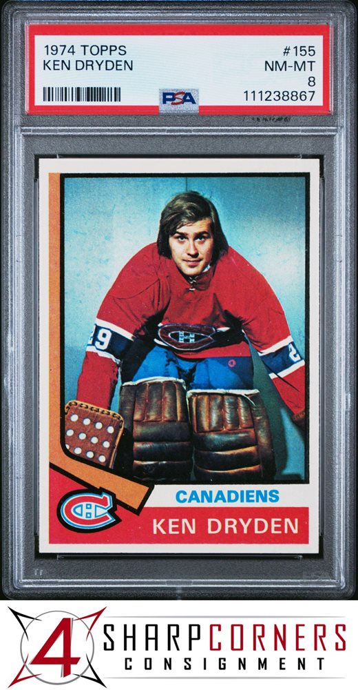 Auction Prices Realized Hockey Cards 1974 TOPPS Ken Dryden
