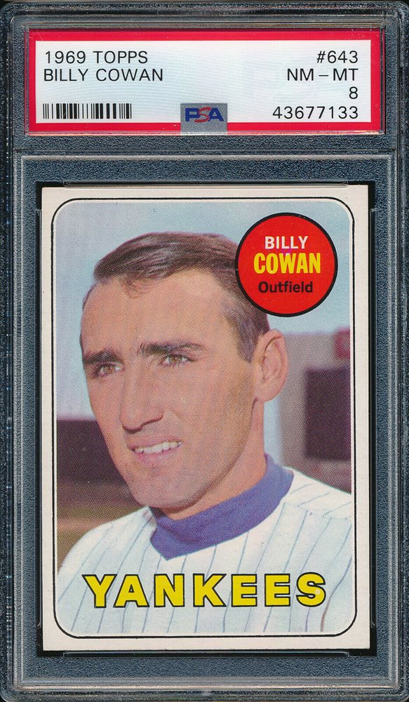 Auction Prices Realized Baseball Cards 1969 Topps Billy Cowan