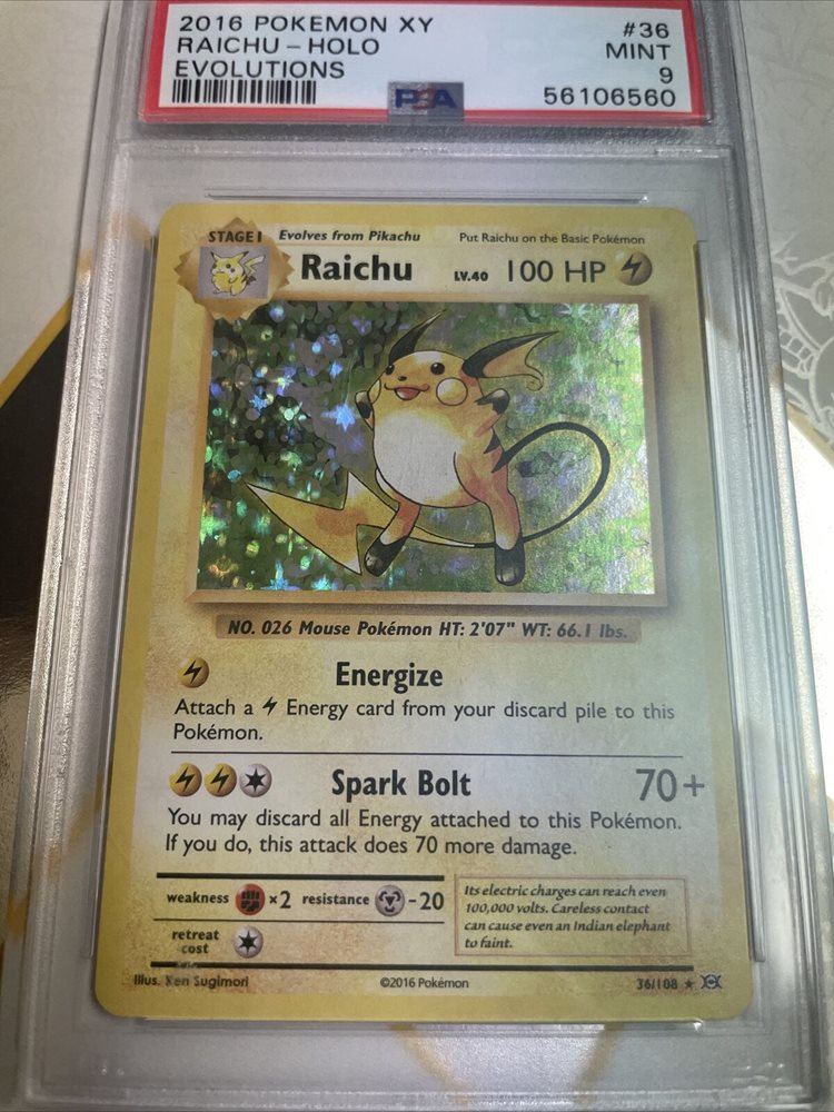 Raichu Card Xy