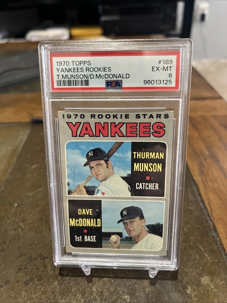 Auction Prices Realized Baseball Cards 1970 Topps Yankees Rookies