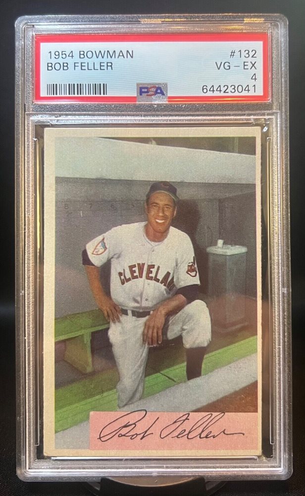 Auction Prices Realized Baseball Cards 1954 Bowman Bob Feller