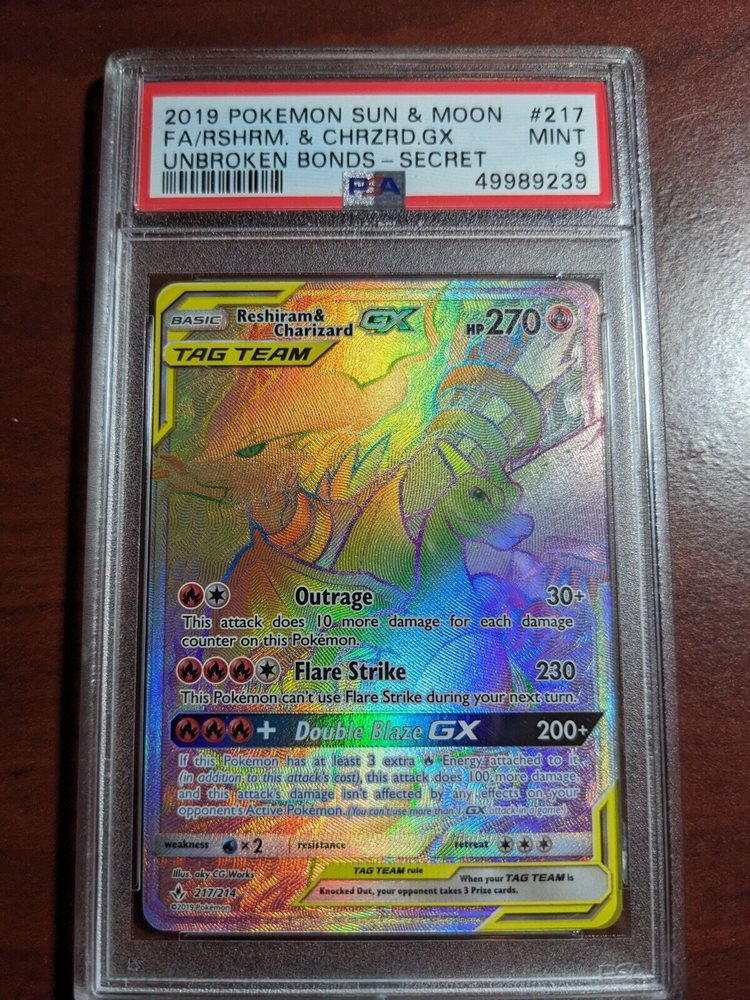 Auction Prices Realized Tcg Cards 2019 Pokemon Sun & Moon Unbroken Bonds Full Art / Reshiram ...