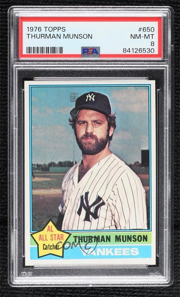 Auction Prices Realized Baseball Cards 1976 Topps Thurman Munson