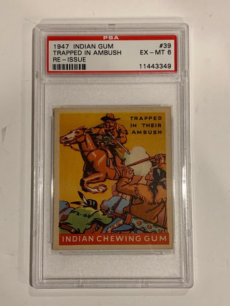 Auction Prices Realized Non-Sport Cards 1947 INDIAN GUM RE-ISSUE ...