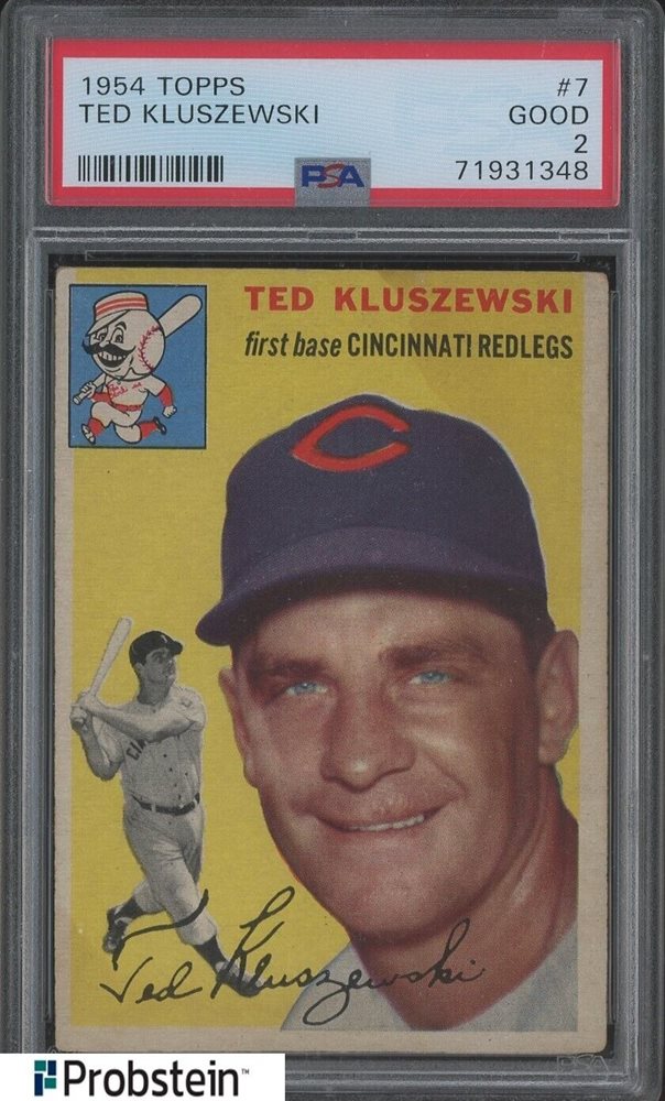 Auction Prices Realized Baseball Cards 1954 Topps Ted Kluszewski