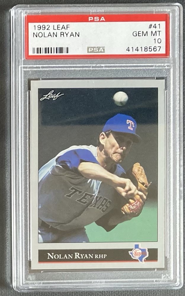 Auction Prices Realized Baseball Cards 1992 LEAF Nolan Ryan