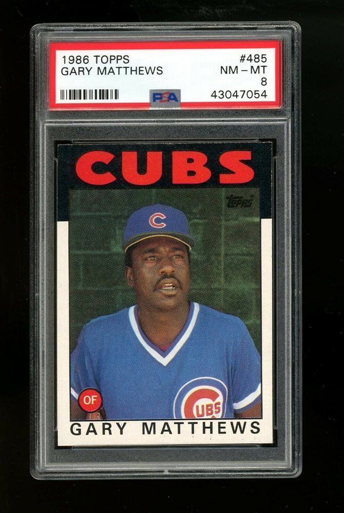 Auction Prices Realized Baseball Cards 1986 Topps Gary Matthews