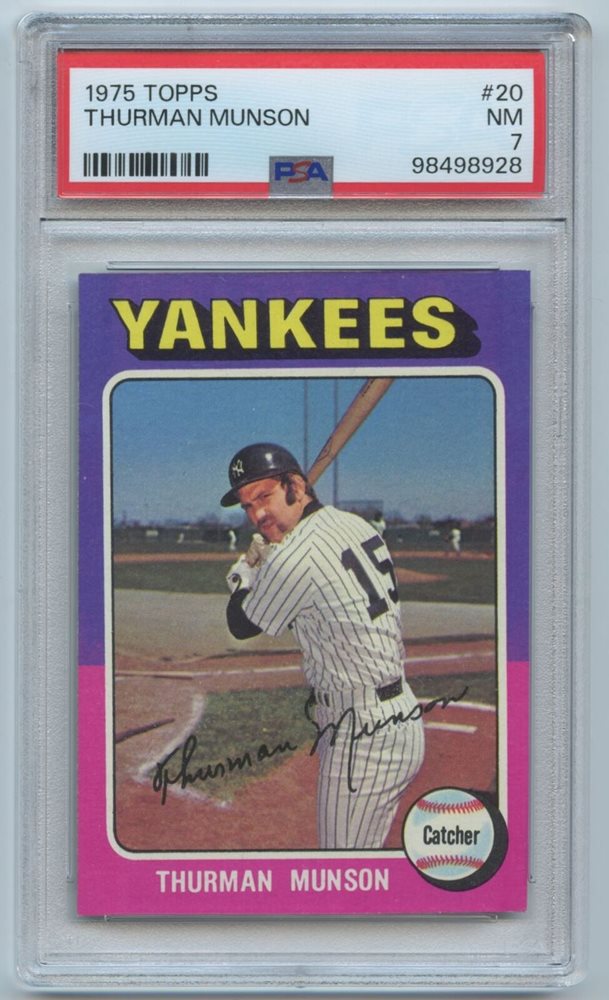 Auction Prices Realized Baseball Cards 1975 Topps Thurman Munson