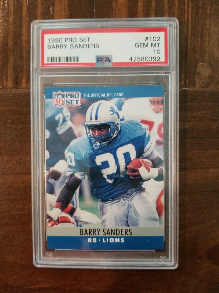 Auction Prices Realized Football Cards 1990 Pro Set Barry Sanders