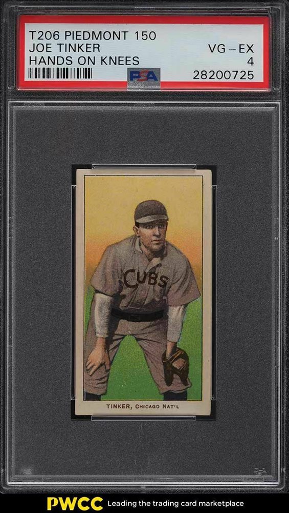 Auction Prices Realized Baseball Cards 1909-11 T206 PIEDMONT 150 Joe Tinker