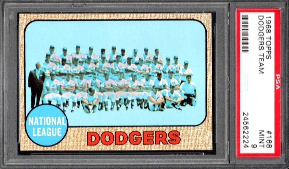 Auction Prices Realized Baseball Cards 1968 TOPPS Dodgers Team
