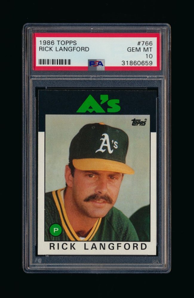 Auction Prices Realized Baseball Cards 1986 TOPPS Rick Langford