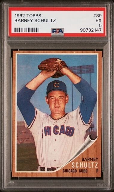 Auction Prices Realized Baseball Cards 1962 Topps Barney Schultz