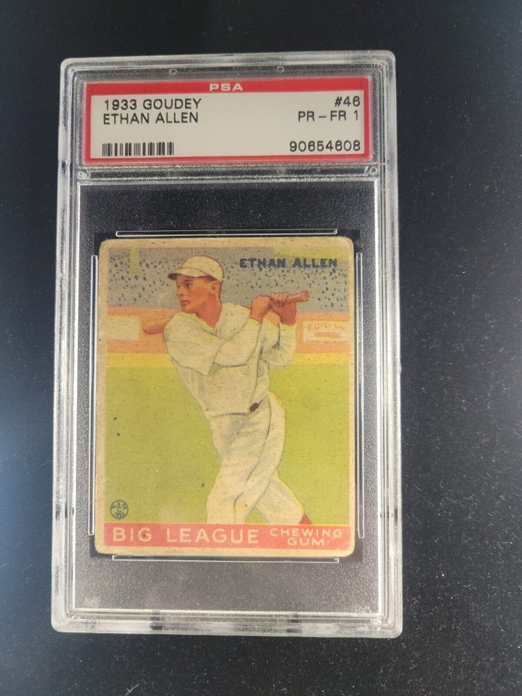 Auction Prices Realized Baseball Cards 1933 GOUDEY Ethan Allen