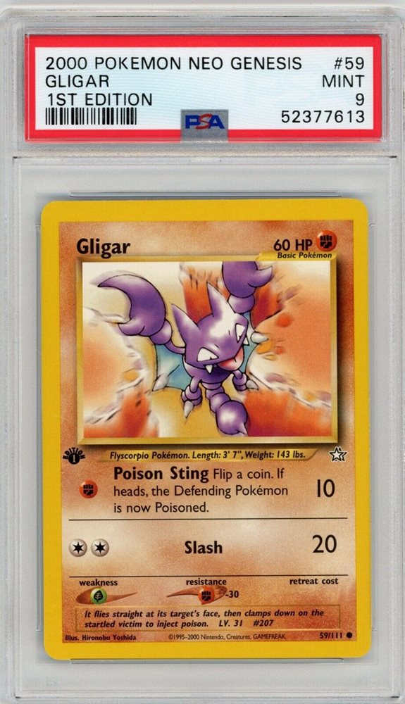 Gligar Pokemon Card