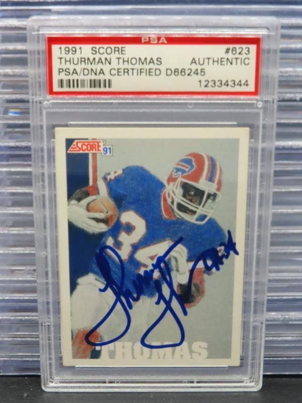 Auction Prices Realized Football Cards 1991 Score Thurman Thomas