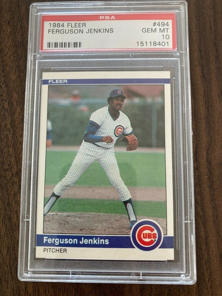 Auction Prices Realized Baseball Cards 1984 FLEER Ferguson Jenkins