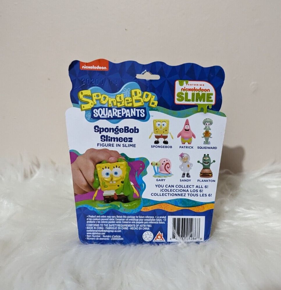 Spongebob Squarepants Slimeez GARYAction Figure with Sl