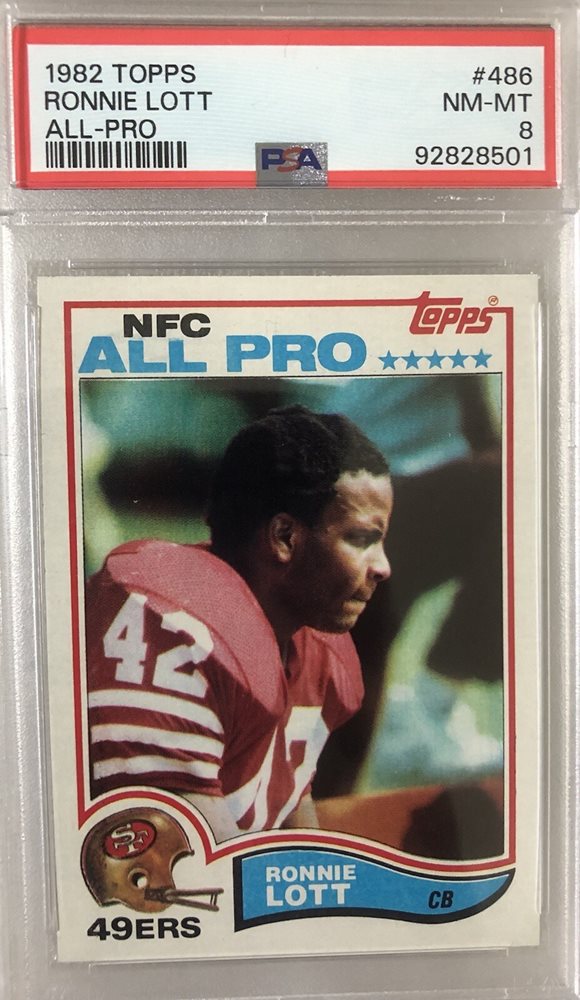 Auction Prices Realized Football Cards 1982 TOPPS Ronnie Lott