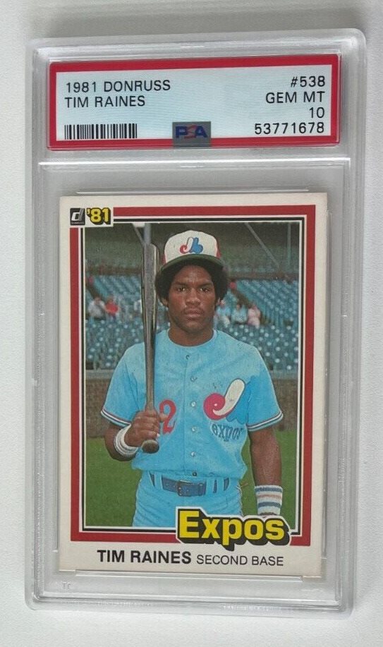 Auction Prices Realized Baseball Cards 1981 Donruss Tim Raines