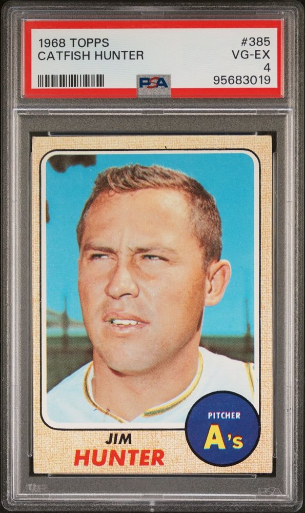 Auction Prices Realized Baseball Cards 1968 TOPPS Catfish Hunter
