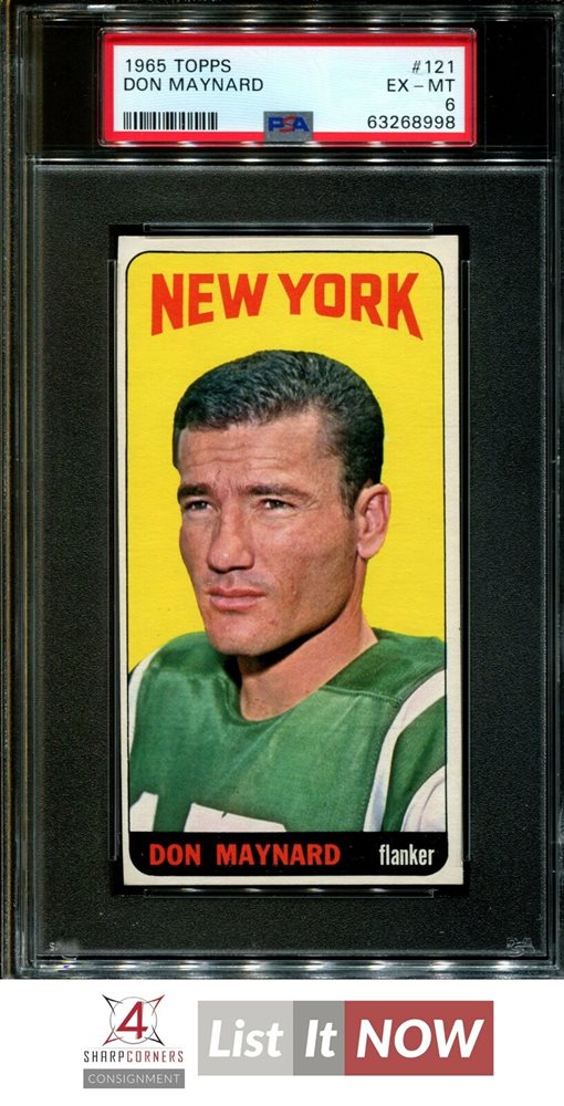 Auction Prices Realized Football Cards 1965 Topps Don Maynard