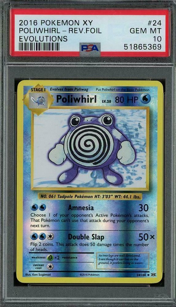 Poliwhirl Evolution Card