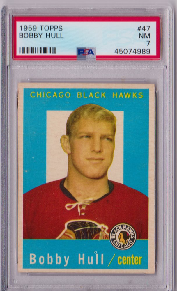 Auction Prices Realized Hockey Cards 1959 Topps Bobby Hull