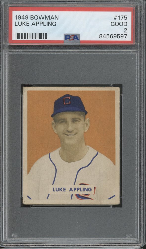 Auction Prices Realized Baseball Cards 1949 BOWMAN Luke Appling