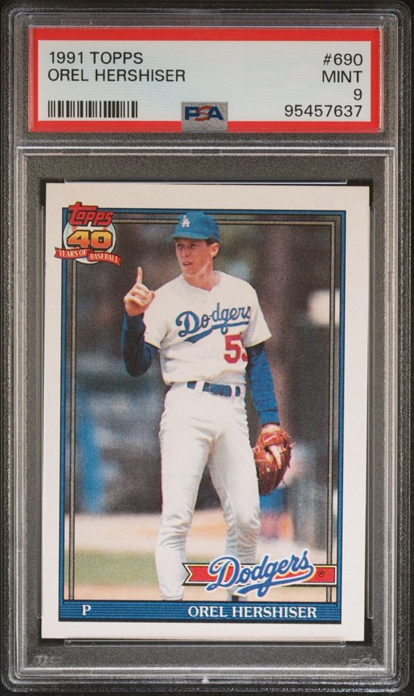Auction Prices Realized Baseball Cards 1991 TOPPS Orel Hershiser