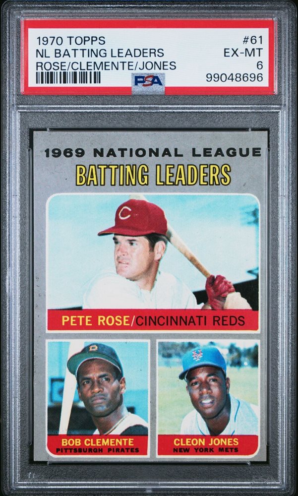 Auction Prices Realized Baseball Cards 1970 TOPPS Nl Batting Leaders