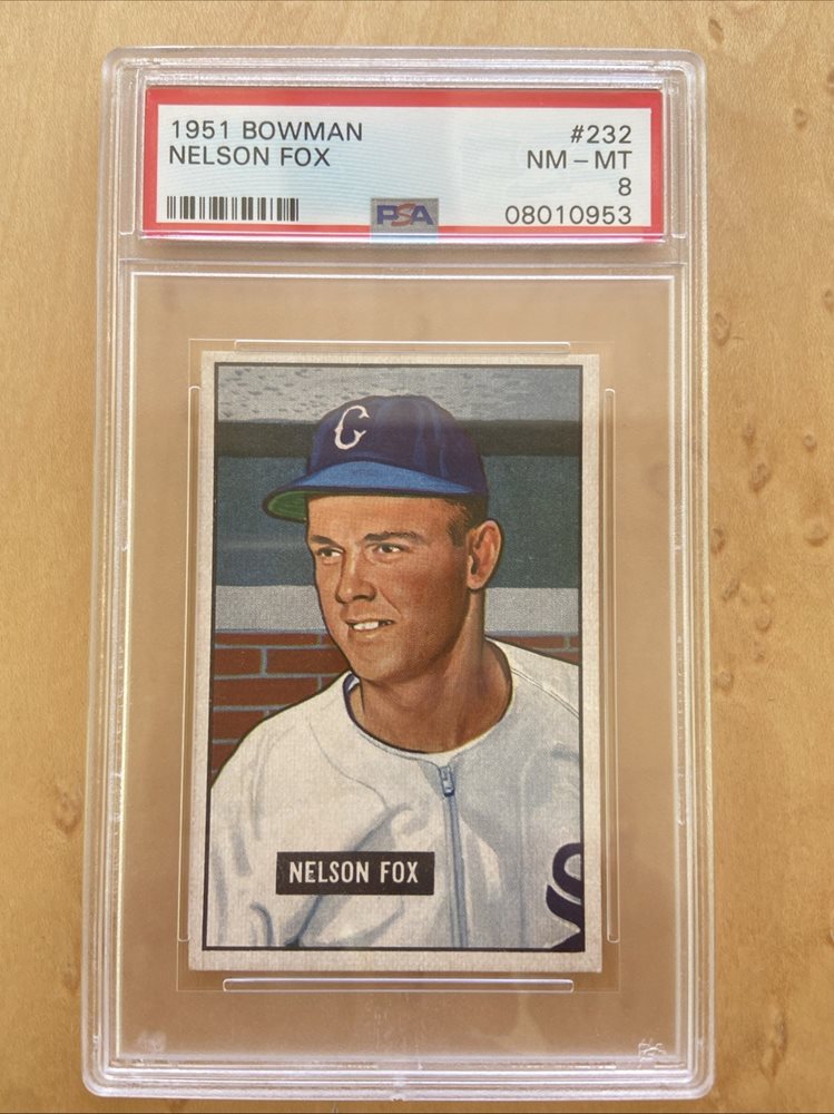 Auction Prices Realized Baseball Cards 1951 BOWMAN Nelson Fox