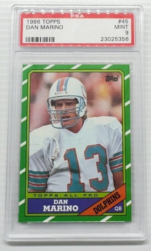 Auction Prices Realized Football Cards 1986 Topps Dan Marino