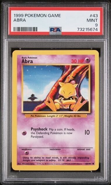 Abra Pokemon Card